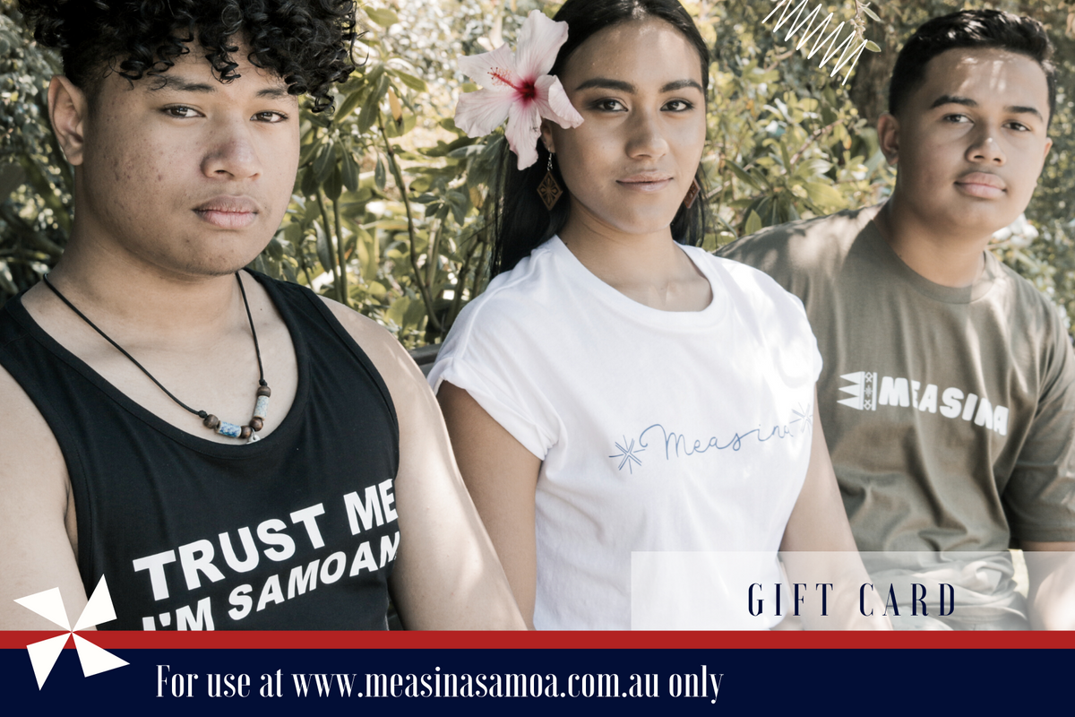 Measina Gift Card | Shop Now | Measina Treasures of Samoa | Measina ...